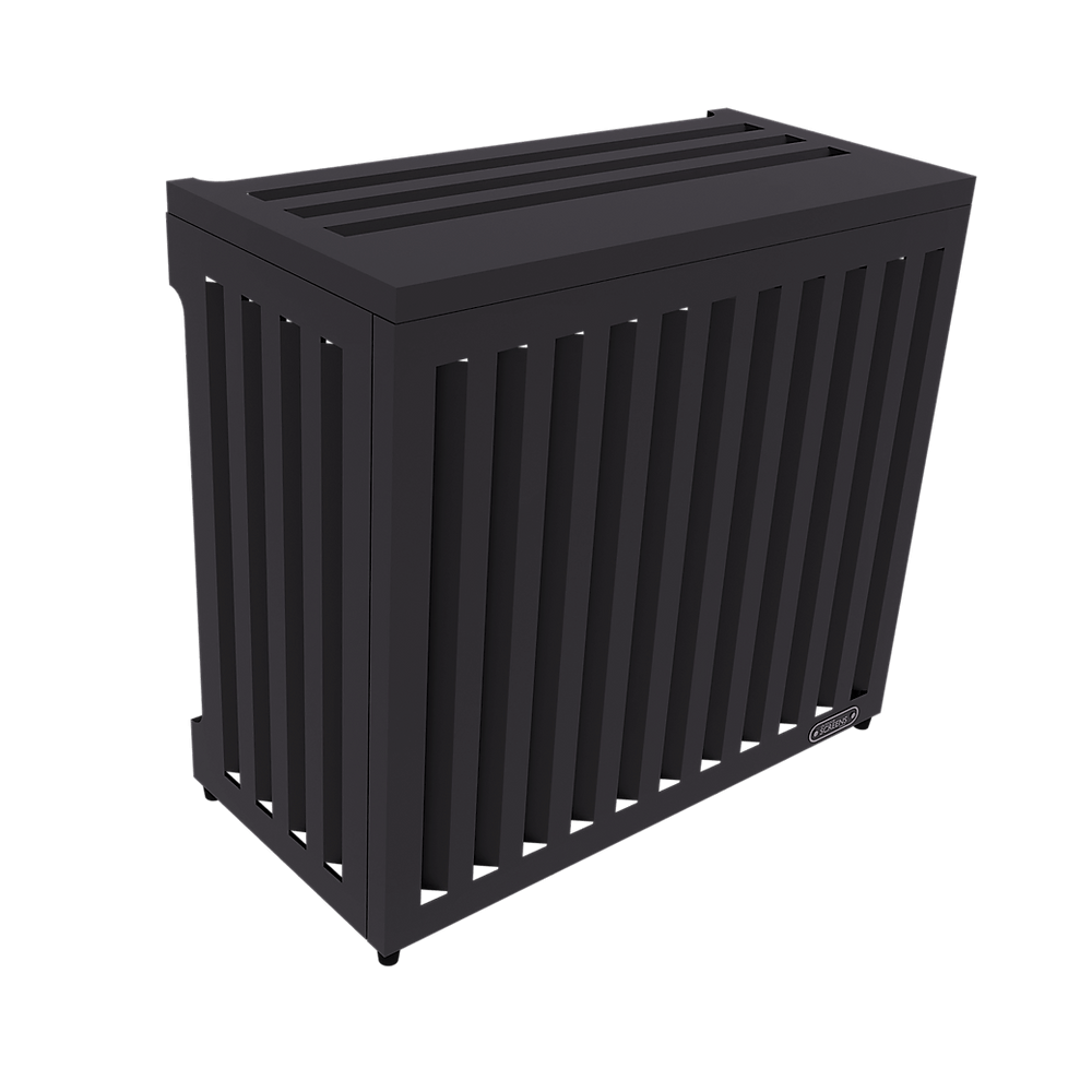 Air Conditioning Cover - Louvred Aluminium Screen | Oz Air Online